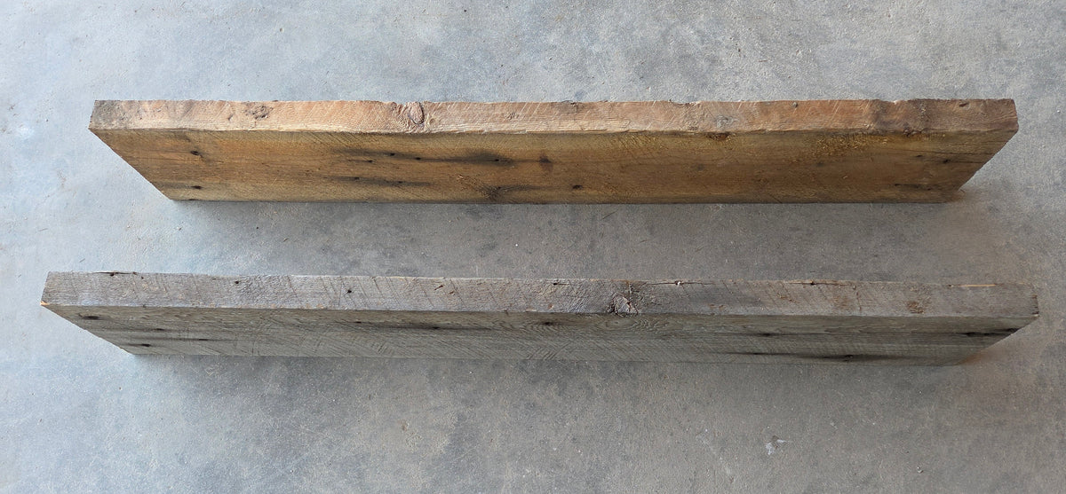 Old Circle Sawn Reclaimed Planks 2x8 Wood Shelves | Reclaimed Lumber ...