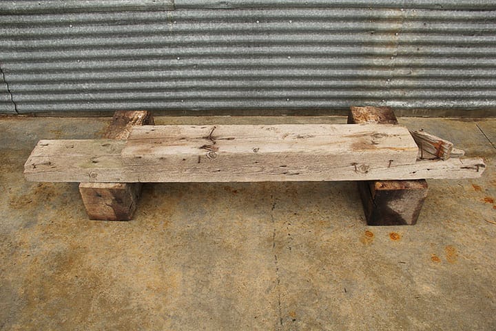 Authentic Old-Sawn Rough-Notched Barn Beam | Reclaimed Lumber Products